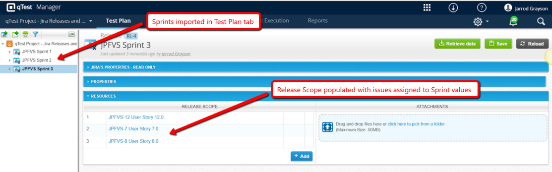 Structuring qTest Projects Integrated with Jira
