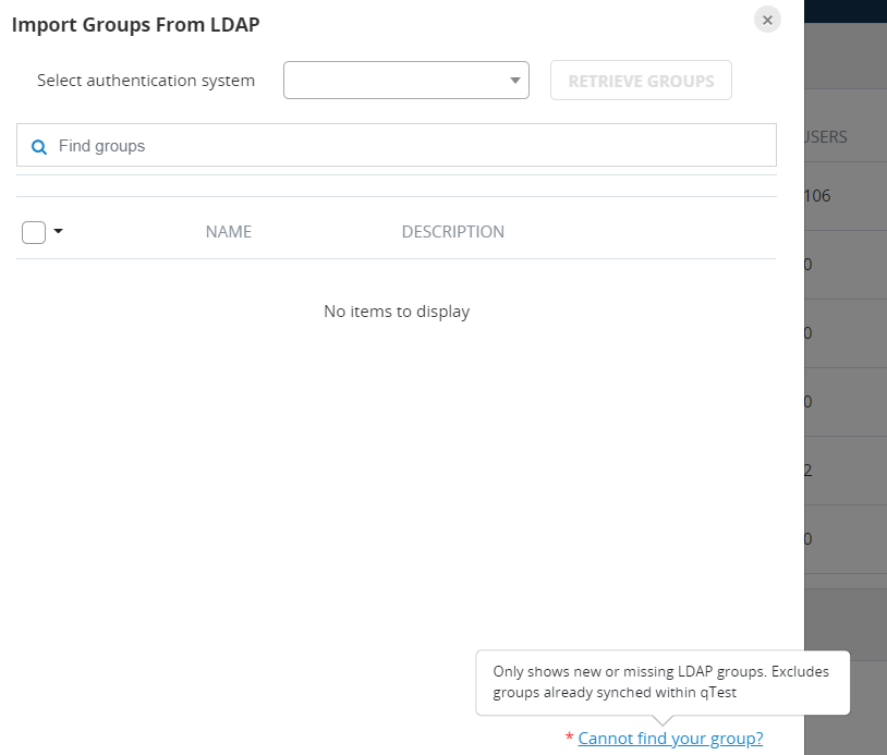 Importing LDAP Users and Groups