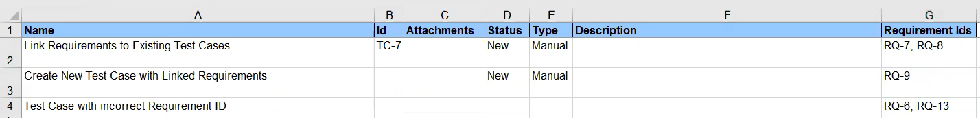 test case in excel format