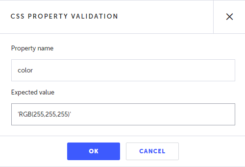 Validate CSS property