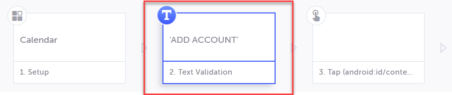 Validate element text